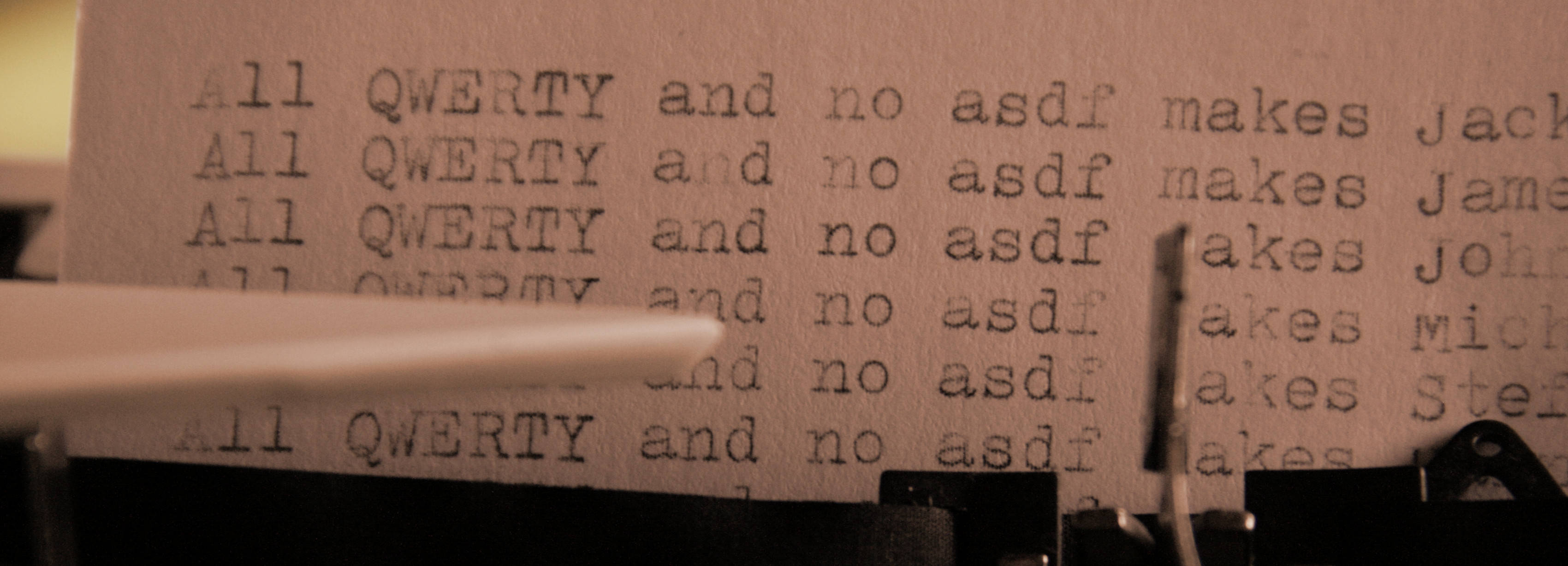 QWERTY: The Next Generation – Replicated Typo